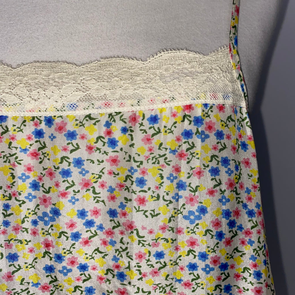Pero Brand New £620 Cream Floral Silk Slip Dress S – Shonamac.com