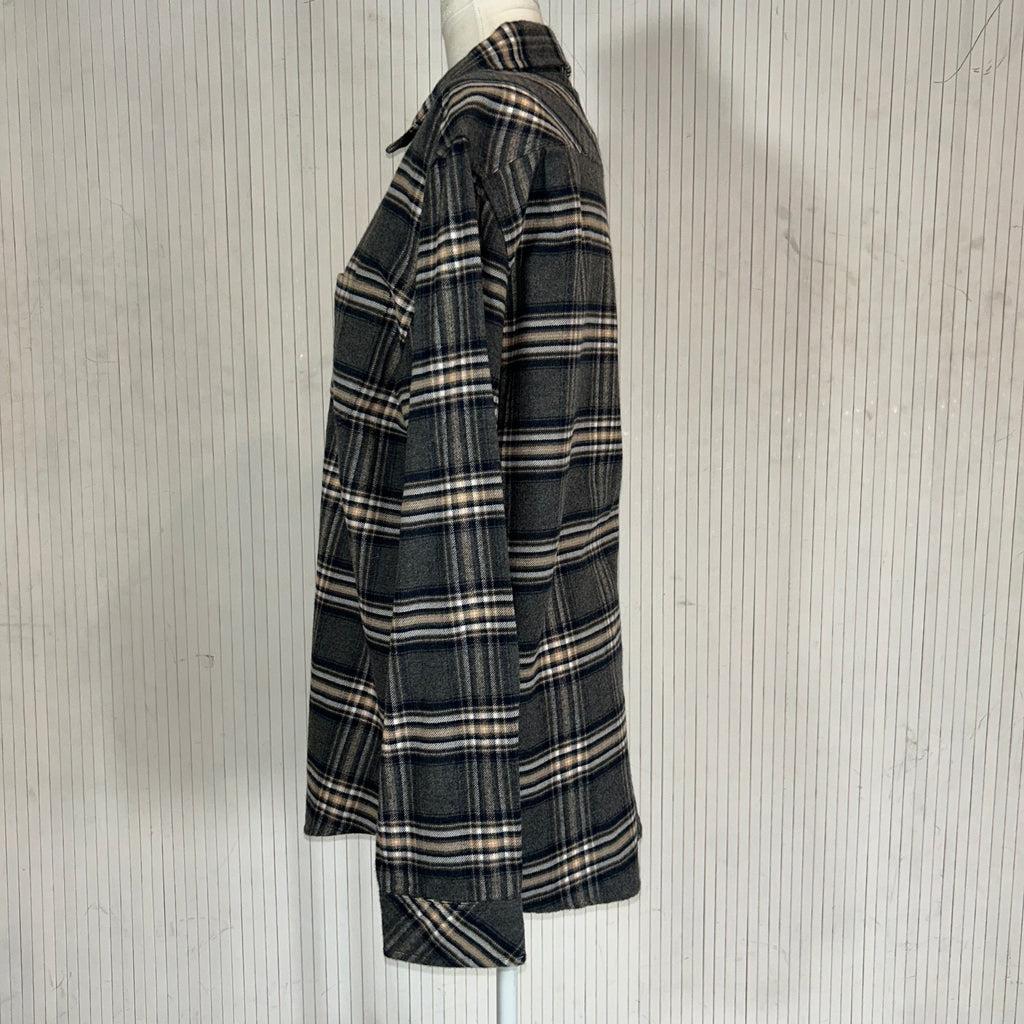 Rails Brand New Grey Check Flannel Shirt L – Shonamac.com